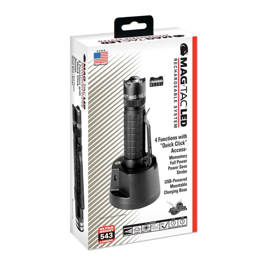 MAG-TAC LED Recargable – 500482 | Maglite México